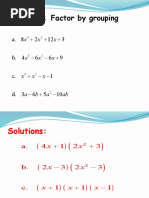 Complete Factoring Guide | PDF | Factorization | Mathematics