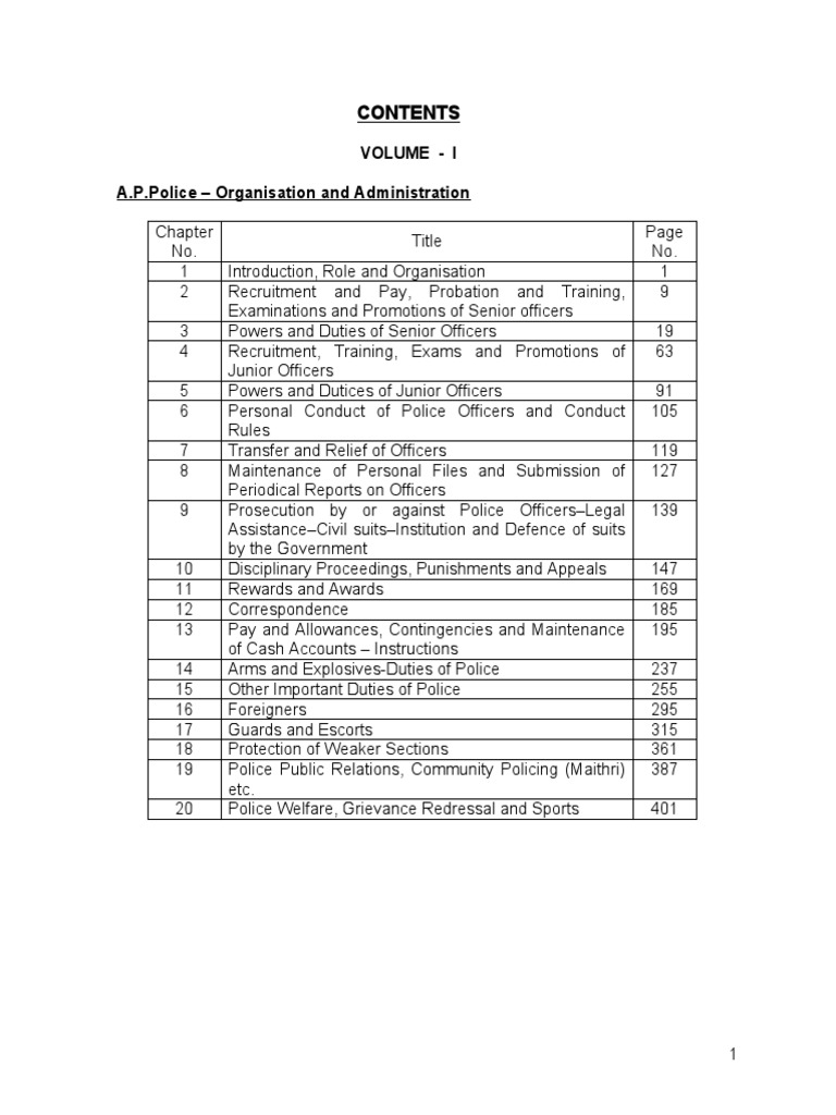 APPM-Police-Manual Police Standing Orders Z | PDF | Police | Probation