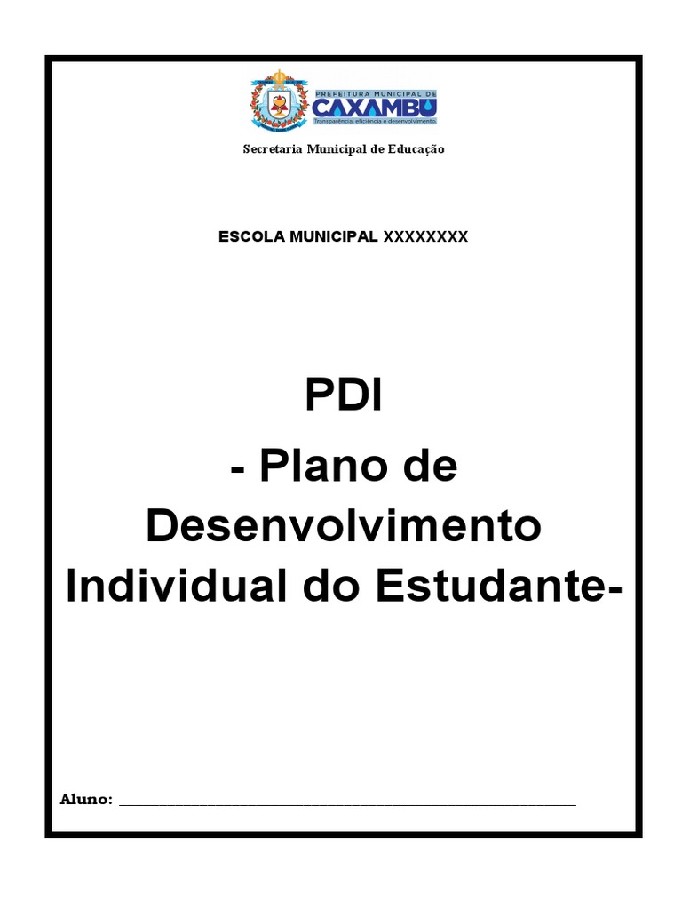 Modelo PDI 2020 | PDF | Percepção | Comunicação