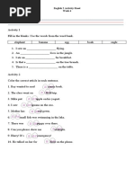 Parts of The Book Grade 2 Worksheet | PDF | Books | Semiotics