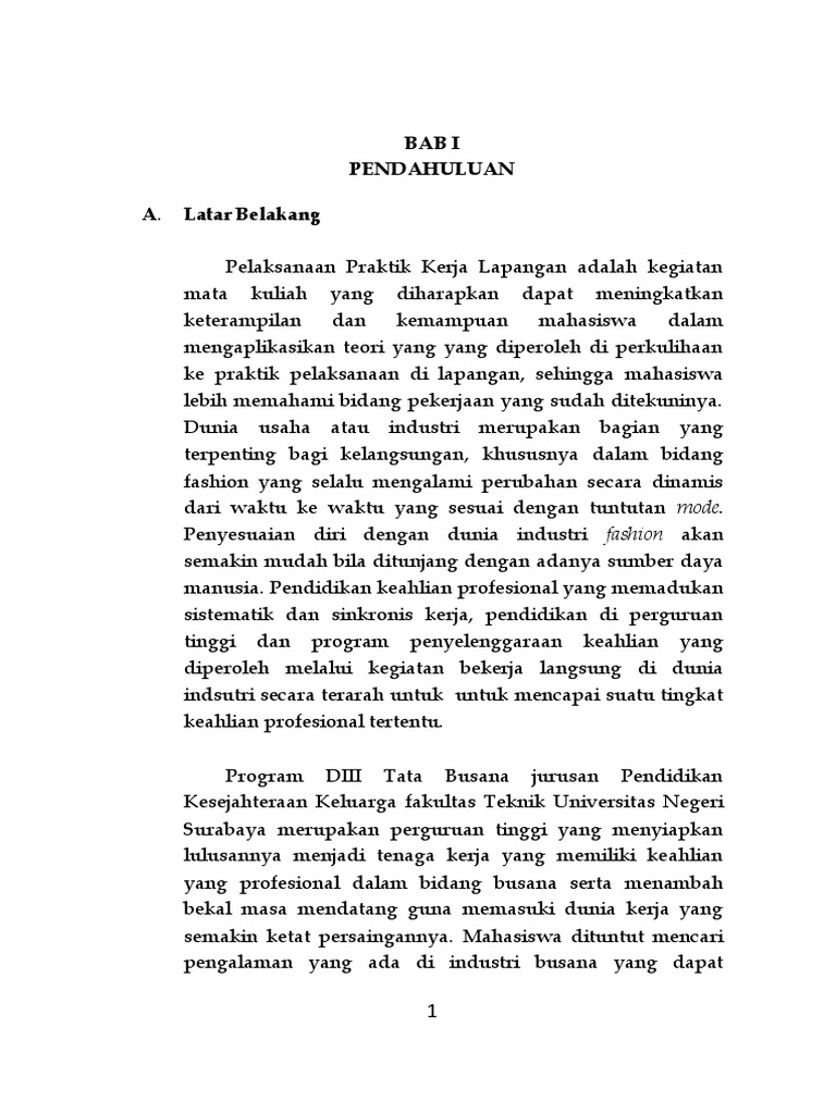 Bab I, Ii, Iii, Iv | PDF | Karier & Perkembangan