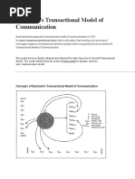 Barnlunds Transactional Model | PDF | Communication | Information