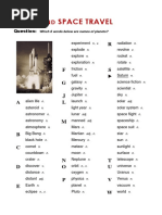 Astronomy Word Scramble | PDF | Astronomy | Planets