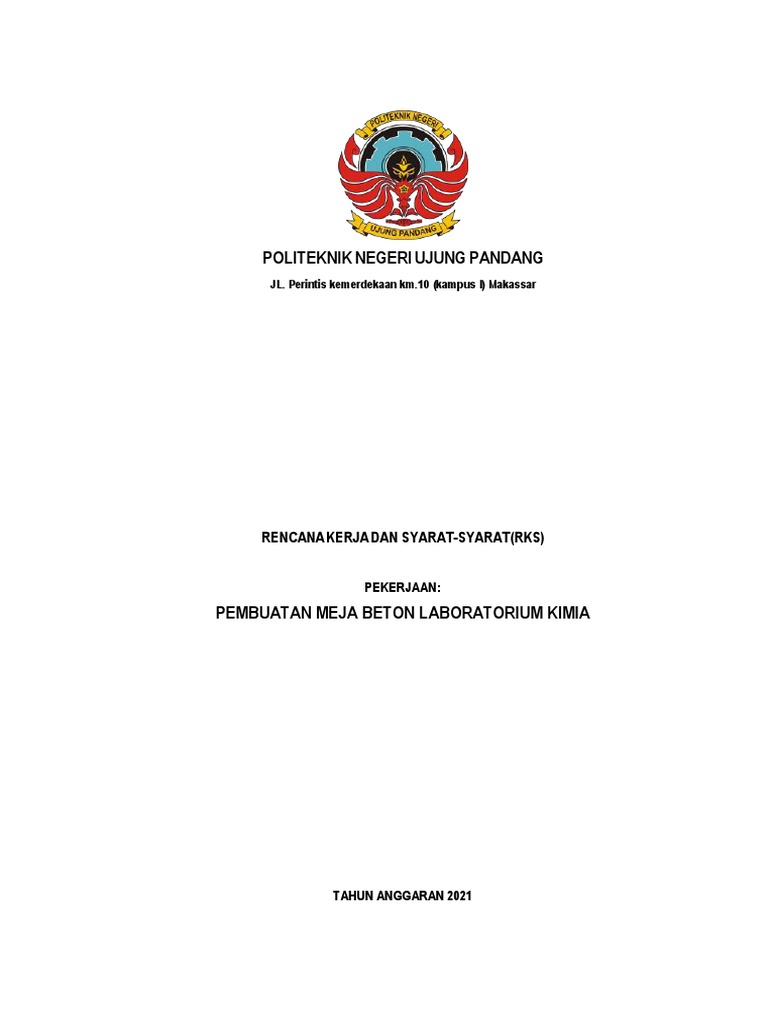 Meja Beton Laboratorium Kimia 2021 | PDF | Teknologi & Rekayasa