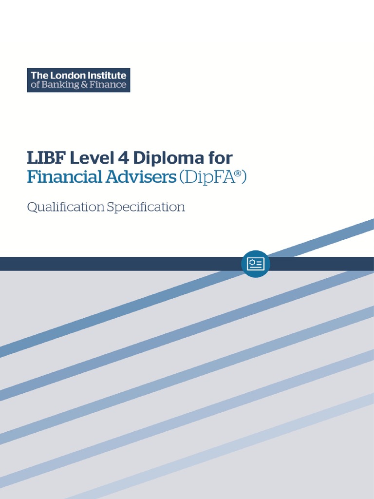 Dipfa Qualification Specification | Download Free PDF | Test ...