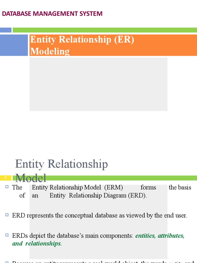 Entity Relationship (ER) Modeling: Database Management System | PDF | Information Retrieval ...
