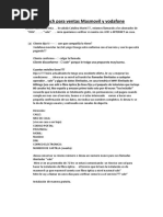 Script de Ventas Claro 1 o Mas Portas y Datos A Pedir | PDF