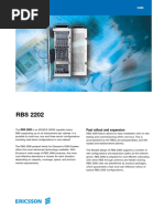 RBS 6101 DataSheet | PDF | Mimo | Lte (Telecommunication)