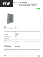 Ficha técnica Tablero NF304AB22S | PDF