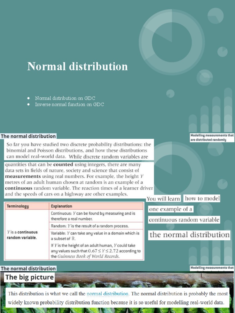 Normal Distribution: Normal Distribution On GDC Inverse Normal Function ...