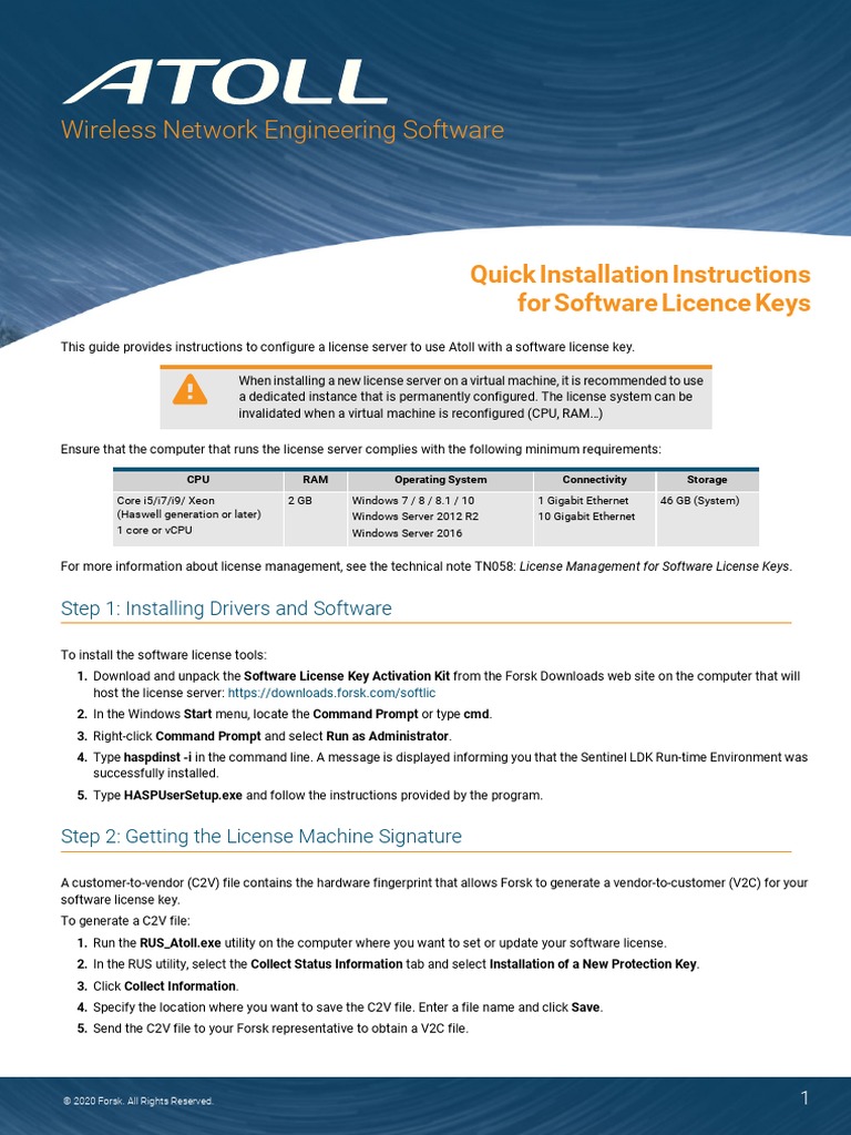 Wireless Network Engineering Software: Quick Installation Instructions ...