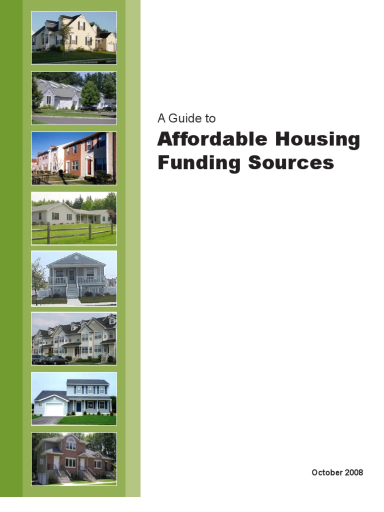 Affordable Housing Funding Sources | Download Free PDF | Community ...