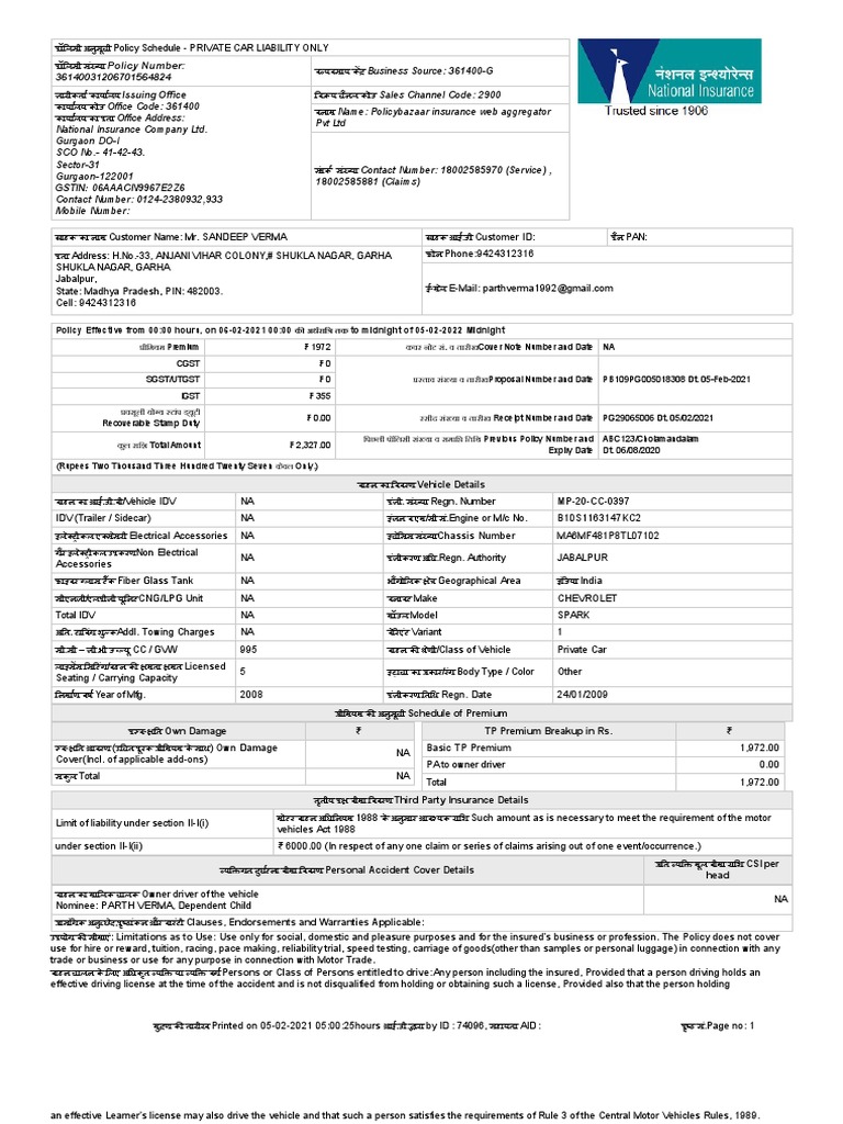 Spark Insurance | PDF