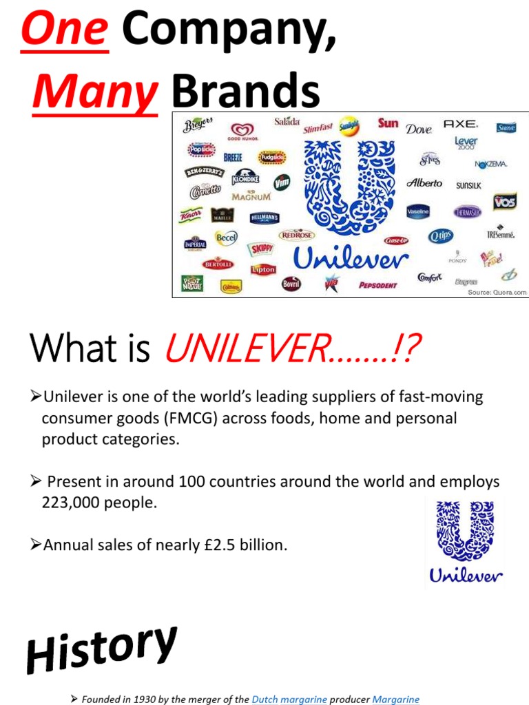 Unilever | PDF | Unilever | Brand