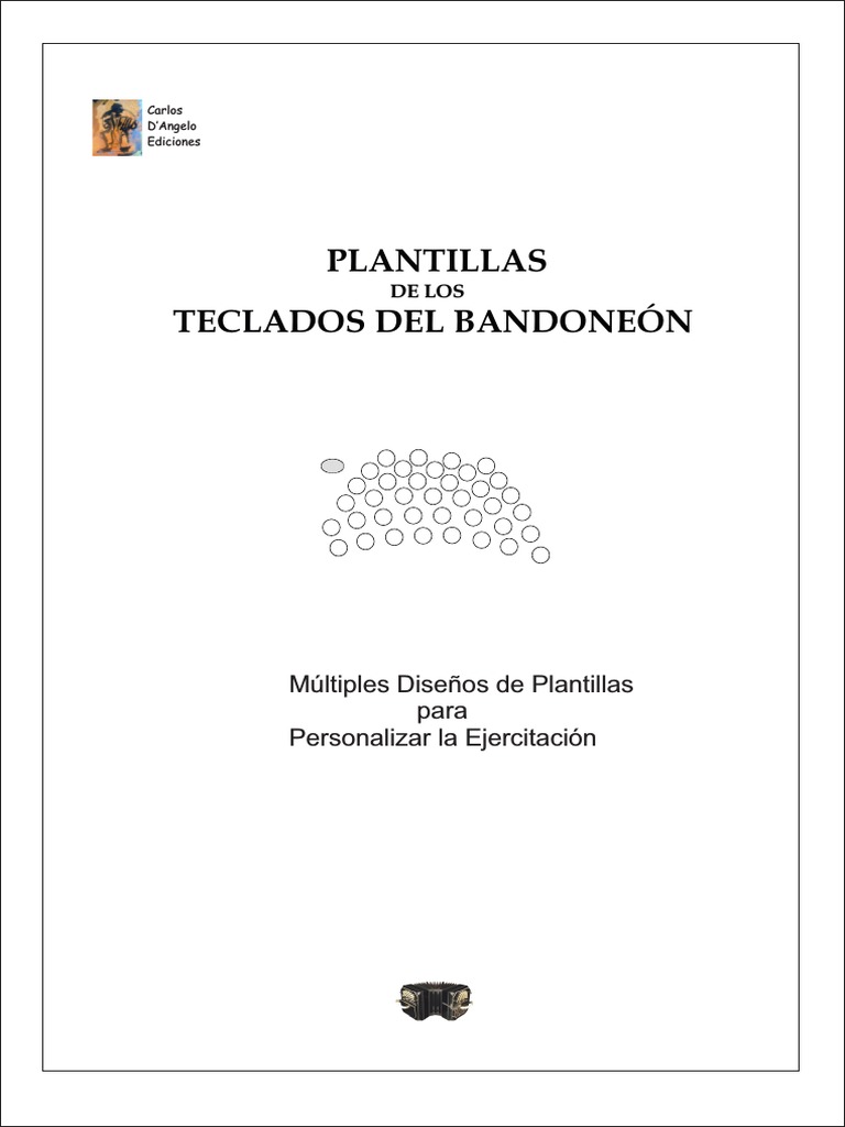 Plantillas de Teclados para Bandoneón | PDF