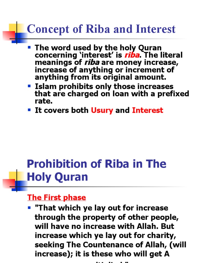 Chapter 2 Riba and Interest | PDF | Interest | Wealth