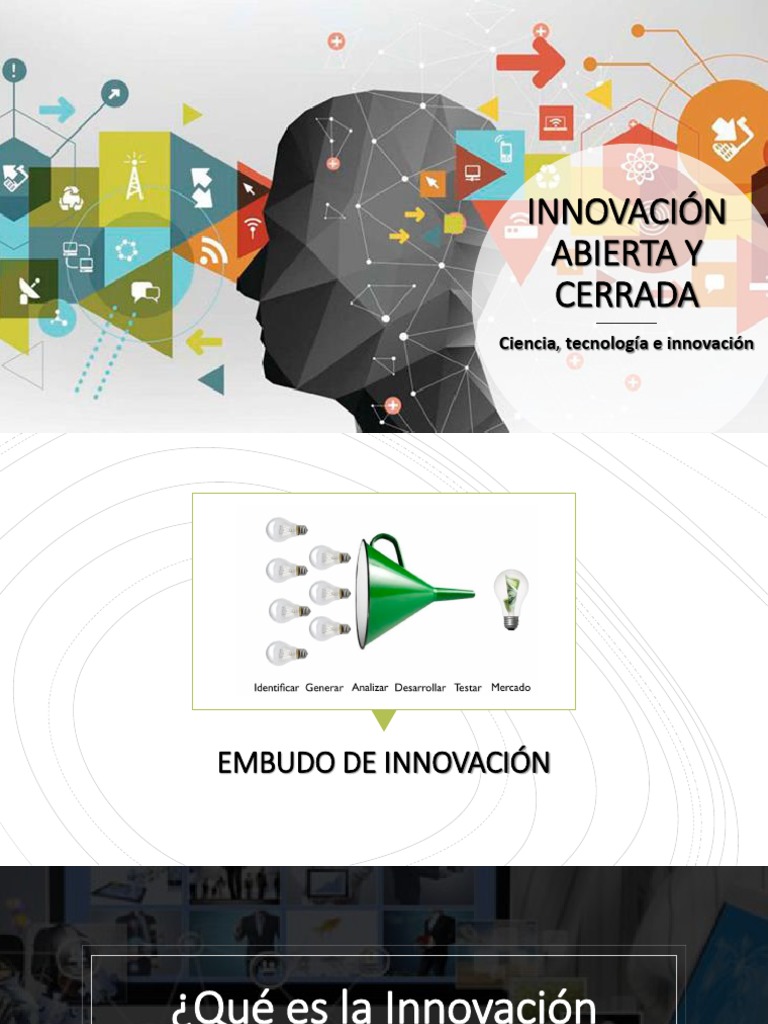 Innovación Abierta Y Cerrada Pdf Innovación Economias
