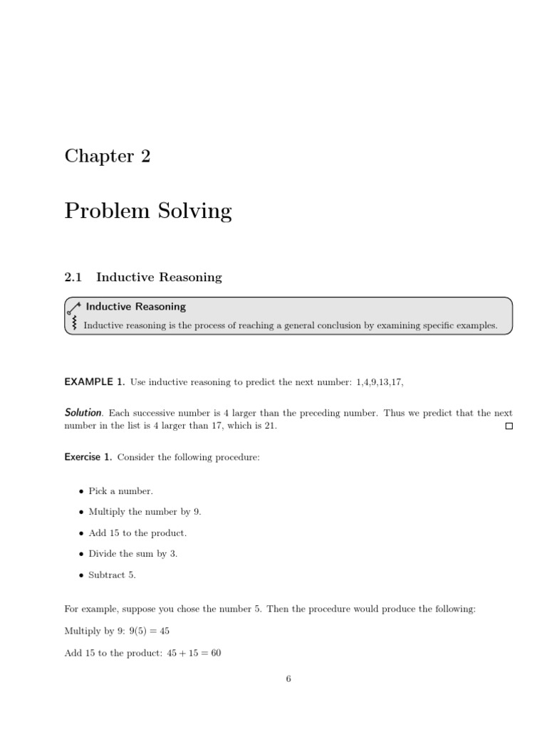 2 Problem Solving | Download Free PDF | Reason | Numbers
