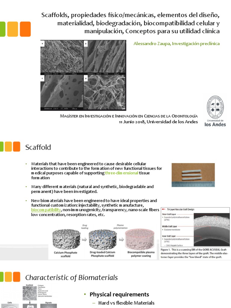 Biocompatible Scaffolds for Tissue Engineering | PDF | Polymers ...