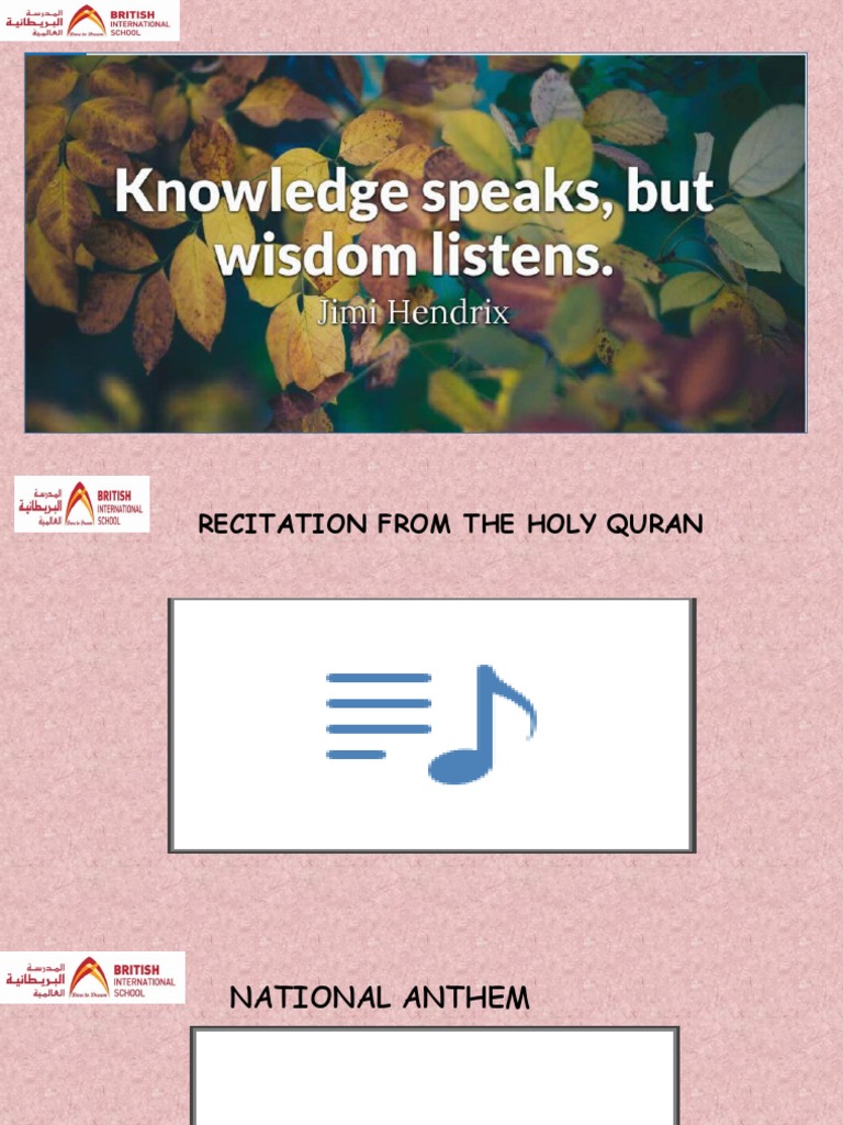 Wisdom Listens Knowledge Speaks Pdf