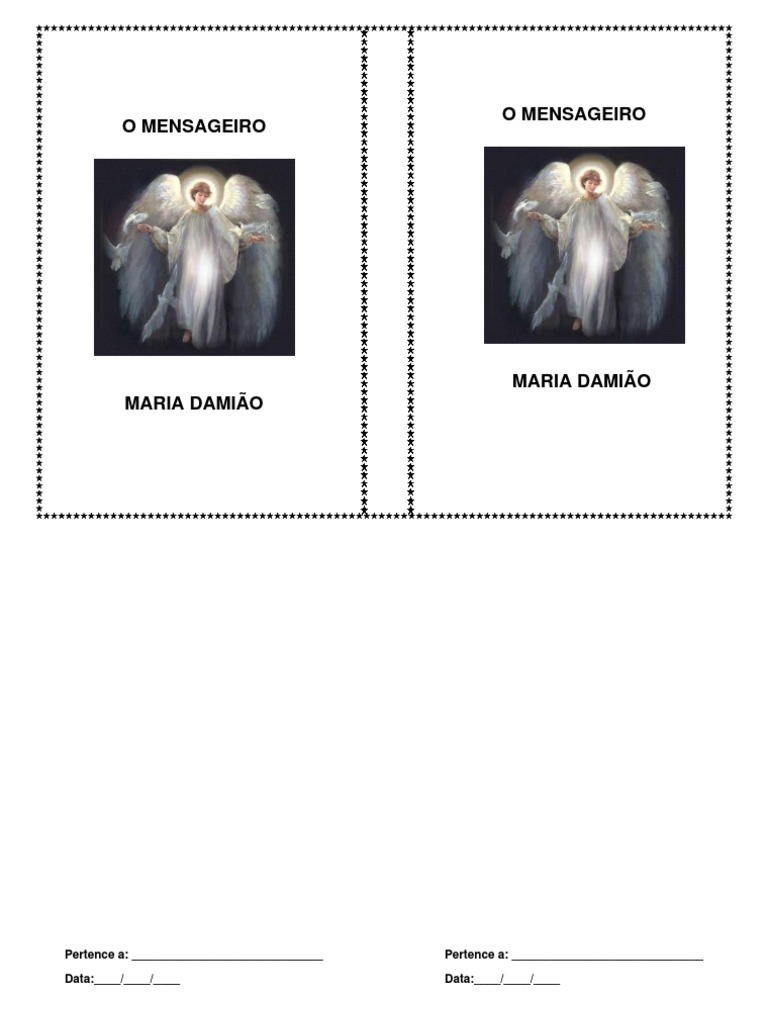 Maria Damião - O Mensageiro | PDF | Maria, mãe de Jesus | Jesus