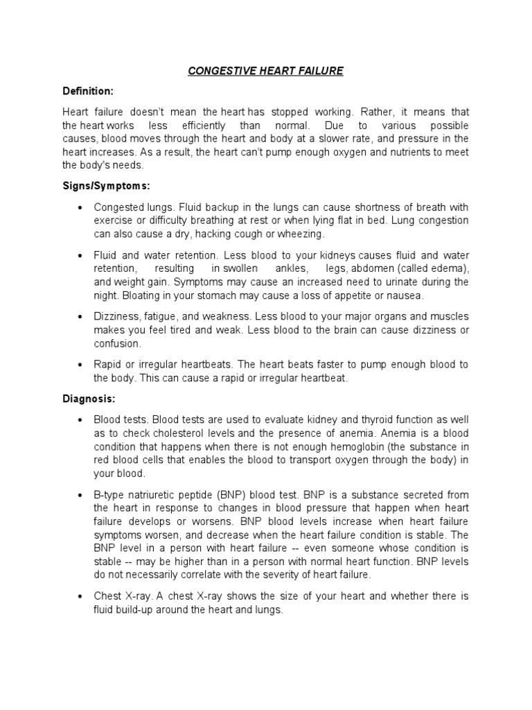 Congestive Heart Failure | PDF | Heart Failure | Heart