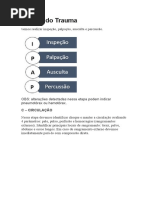 Aula 1 - XABCDE Do Trauma | PDF | Sangramento | Oxigênio