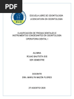 TIPOS DE FRESAS DENTALES | PDF | Diamante