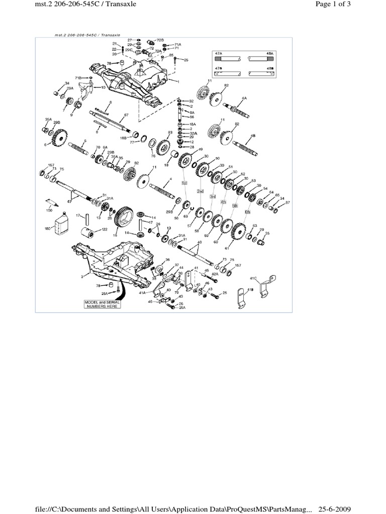 mst.2 206-206-545C / Transaxle | PDF | Gear | Washer (Hardware)