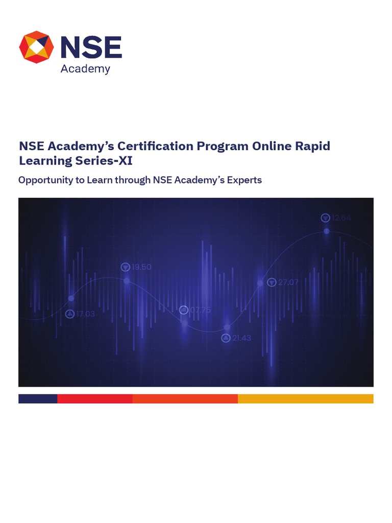NSE Academy's Certification Program Online Rapid Learning Series-XI ...
