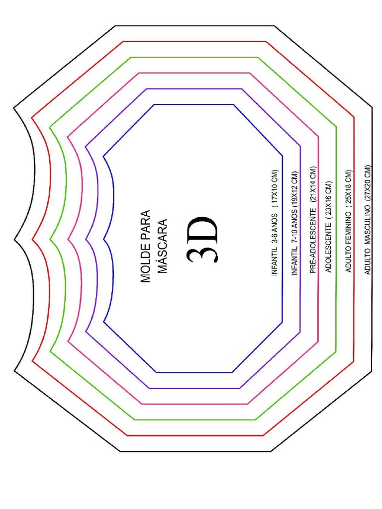 Molde Mascara 3D | PDF