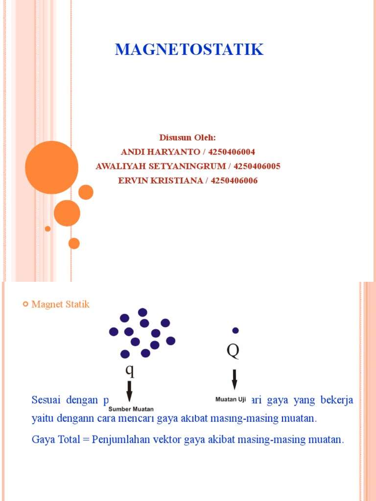 Magnetostatik | PDF | Sains & Matematika