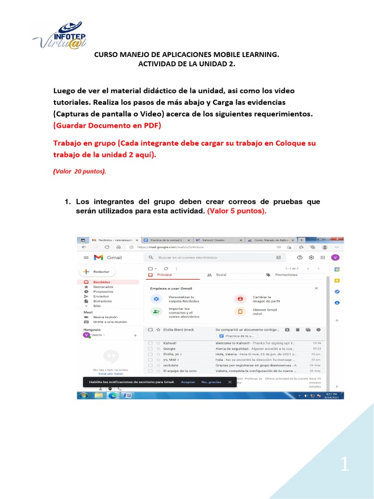 Actividades de Mobile Learning en Grupo | PDF | Informática