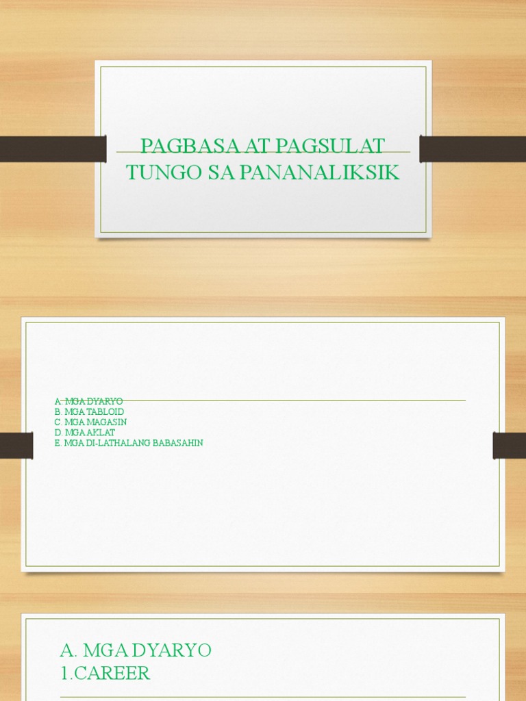 Pagbasa at Pagsulat Tungo Sa Pananaliksik-3 | PDF