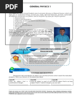 GENERAL PHYSICS 1 Module 1 Q1 | PDF | Multiplication | Numbers