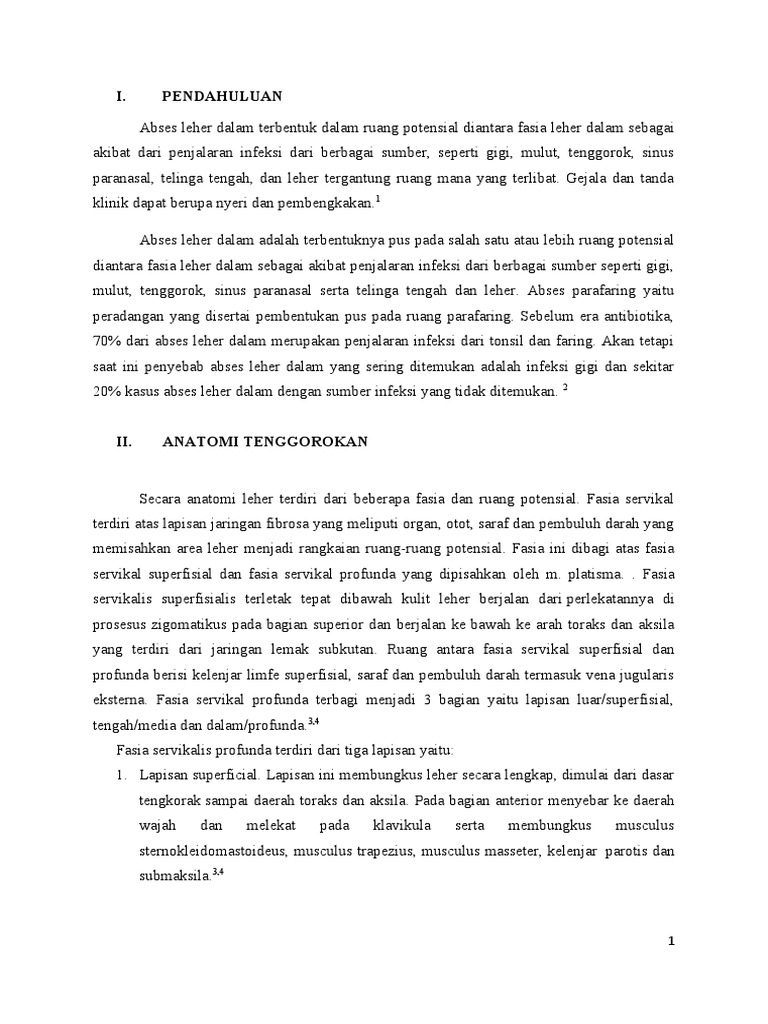 Referat Abses Parafaring | PDF