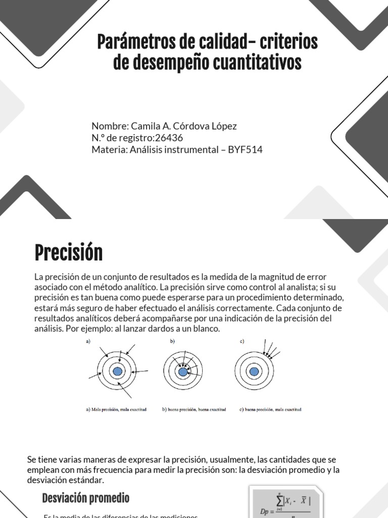 Analisis Instrumental | PDF | Exactitud y precisión | Medición