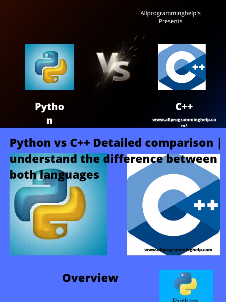 Python Vs C++ | PDF | C++ | Python (Programming Language)
