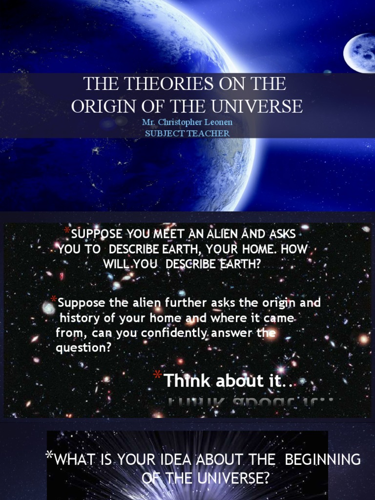 The Origin of The Universe | PDF | Universe | Big Bang