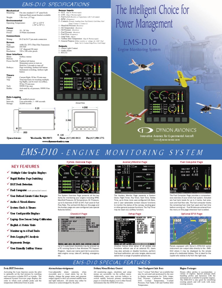 EMS-D10 Brochure | PDF | Menu (Computing) | Thermocouple
