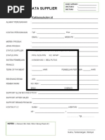 Contoh Formulir Pemesanan Barang | PDF