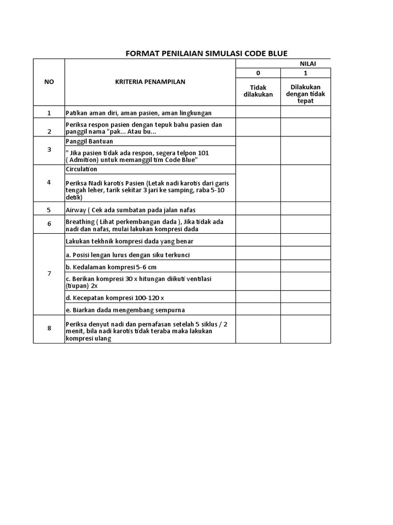 Format Penilaian BHD | PDF