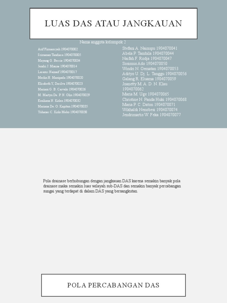 Luas Das Atau Jangkauan | PDF