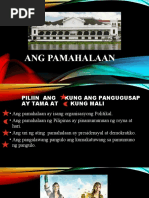Ang Tatlong Pangunahing Sangay NG Pamahalaan NG Pilipinas | PDF