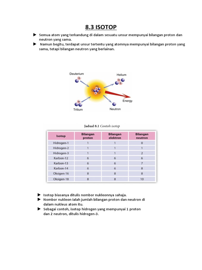 8.3 Isotop | PDF