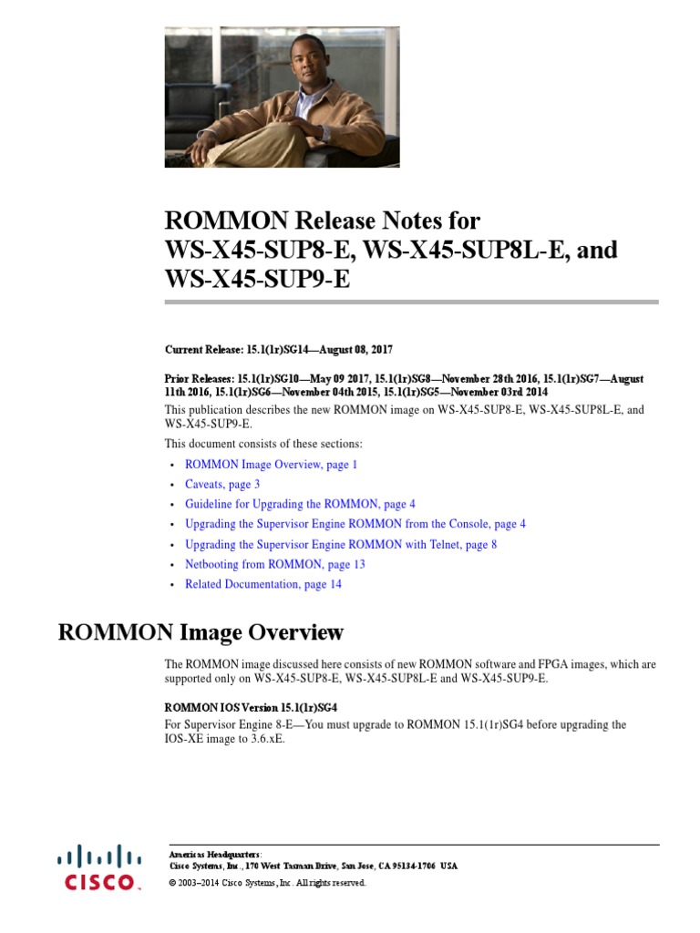 Ios Xe - Upgrade Rommon | PDF | Booting | Computer Networking