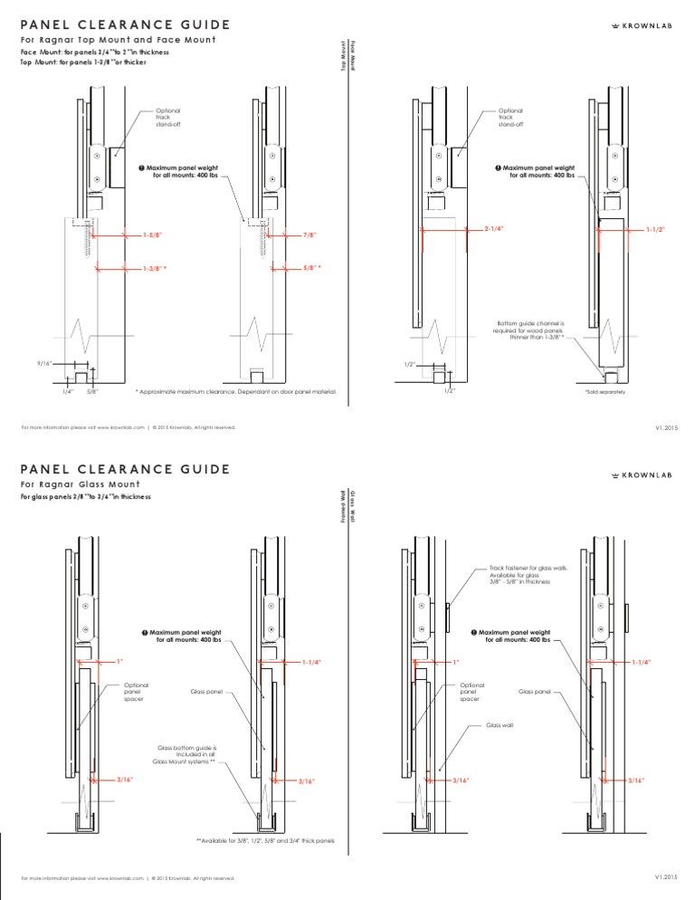 Ragnar Panel Clearance Guide | PDF | Building | Manufactured Goods