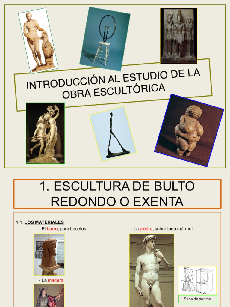 Comentario Escultura | PDF | Escultura | Alivio