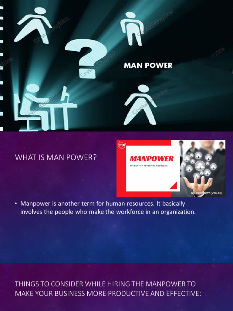 Manpower Presentation | PDF | Self-Improvement