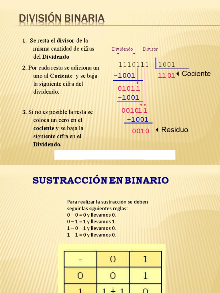 Division Binaria | PDF